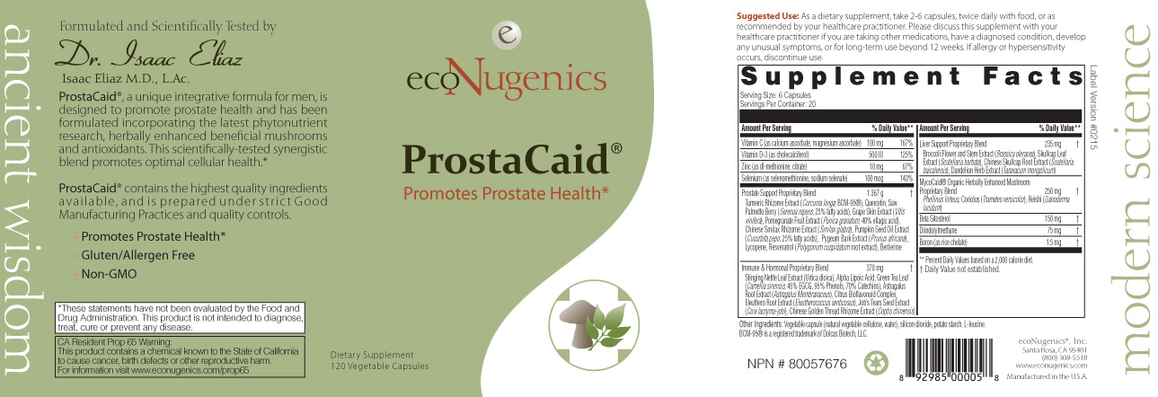 ecoNugenics ProstaCaid – PULSE NUTRITIONAL 120 capsules $95.00 – Pulse ...